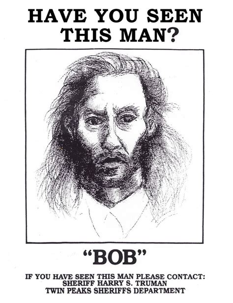 I Chose The Wanted Poster Illustration Because All The Photos Of BOB
