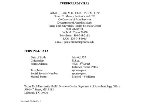 Exemple De Cv Dans La Restauration Laboite Cv Fr