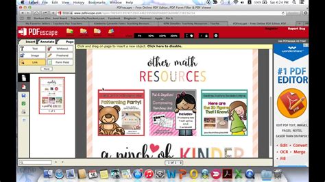 adding hyperlinks to pdf files for free using pdf escape youtube