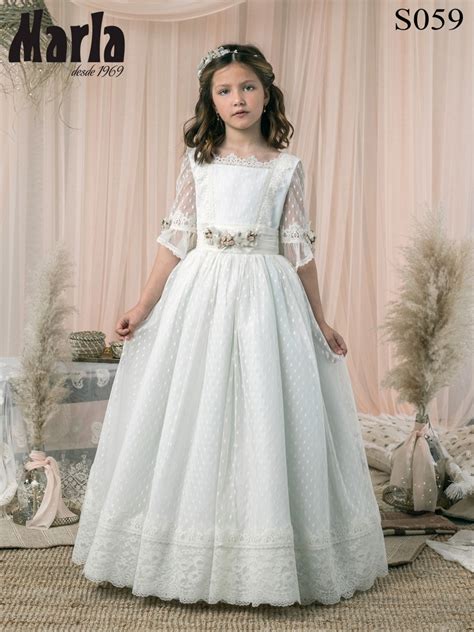 Vestido Comunión S059 de Marla