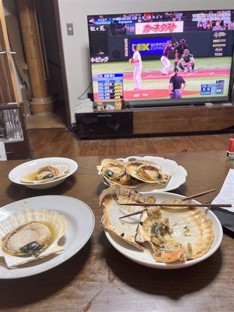 さよなら夏休み on Twitter WBC大谷ホームラン 3対0 本日はホタテパ ビールの缶より大きい このサイズのは おいしい タラバ