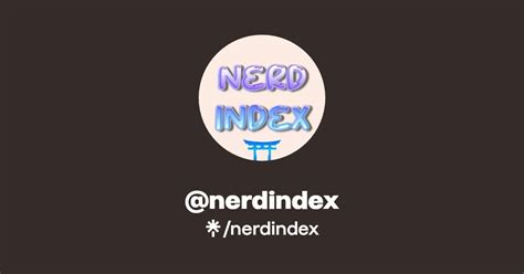 Nerdindex Instagram Tiktok Twitch Linktree