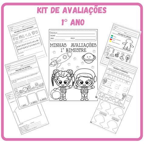 Kit Avaliações 1 ano Prof Amanda ramalho
