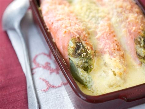 Endives gratinées au saumon fumé Recette de Endives gratinées au