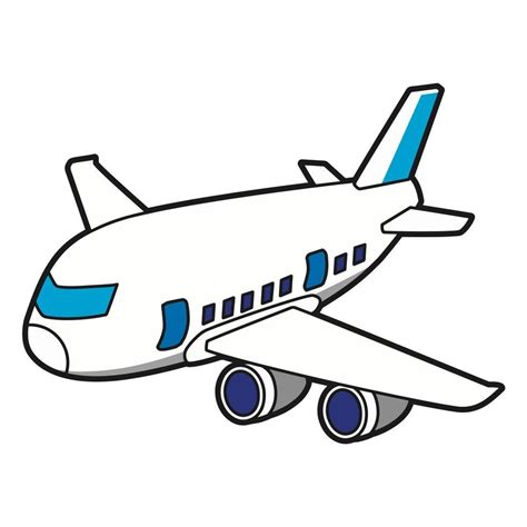 diseño de vector ilustrativo de dibujos animados de avión в 2024 г