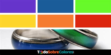 Anillos de Humor significado de 12 colores y cómo funciona