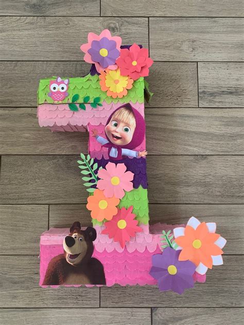 Numeros Masha y el oso Etsy España