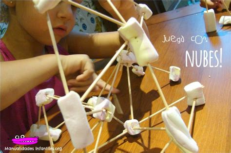 Juego De Construcci N Con Nubes Manualidades Infantiles Juegos De