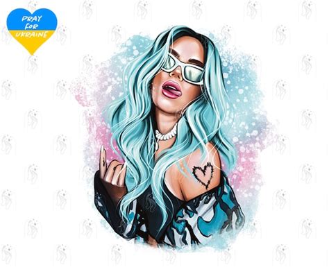Craft Supplies Tools Bichota Heart Karol G Png Sublimation Designs