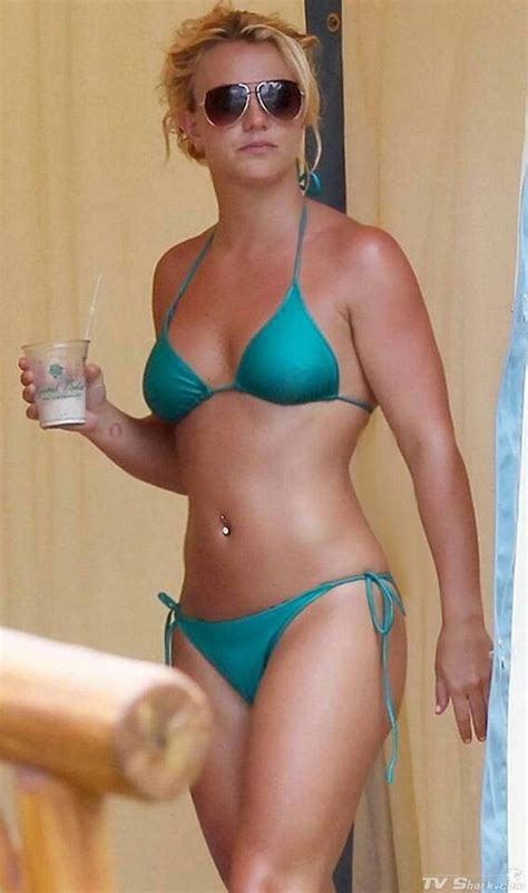 Britney Spears Sizzles In Lime Green Bikini The Best Porn Website
