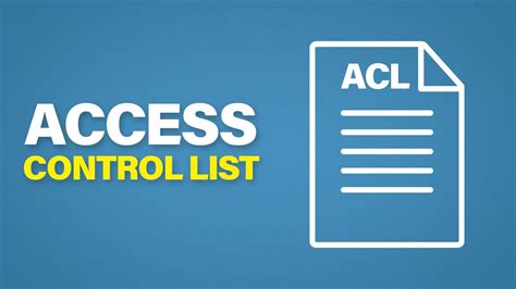 Access Control Lists Cisco CCNA 200 301 YouTube