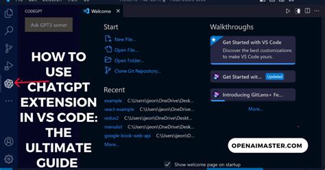 how to use chatgpt extension in vs code