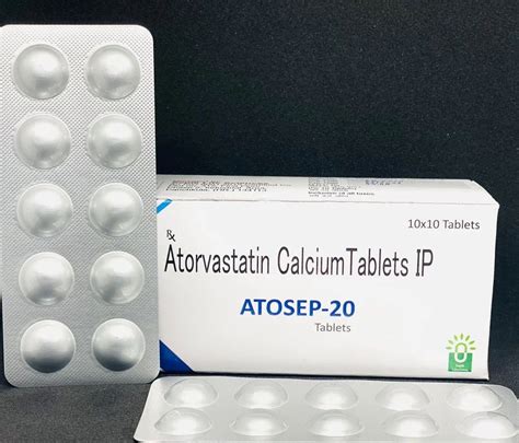 ATOSEP 20 Atorvastatin Calcium 20mg At Rs 950 Box Xtor In Panchkula