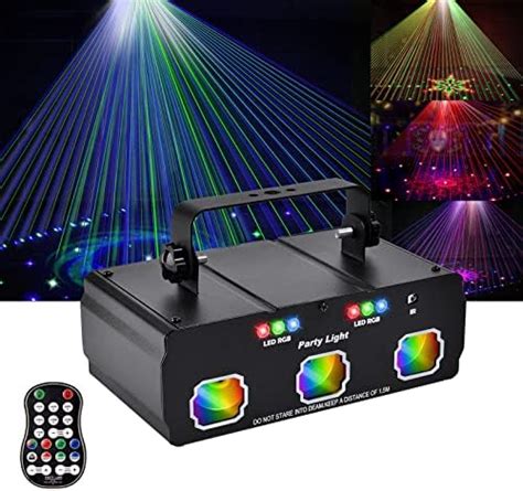 AOELLIT Luces LED RGB Para DJ Luces De Discoteca Activadas Por