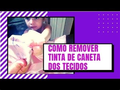 COMO REMOVER TINTA DE CANETA EM TECIDO YouTube