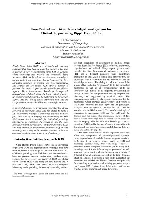 pdf user centred and driven knowledge based systems for clinical support using ripple down rules