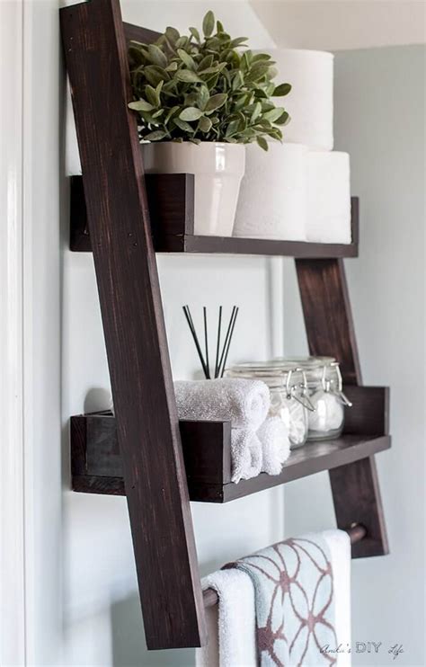 14 Practical DIY Towel Rack Ideas For Your Bathroom