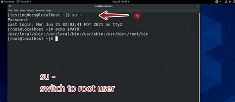 Su Linux Command TestingDocs