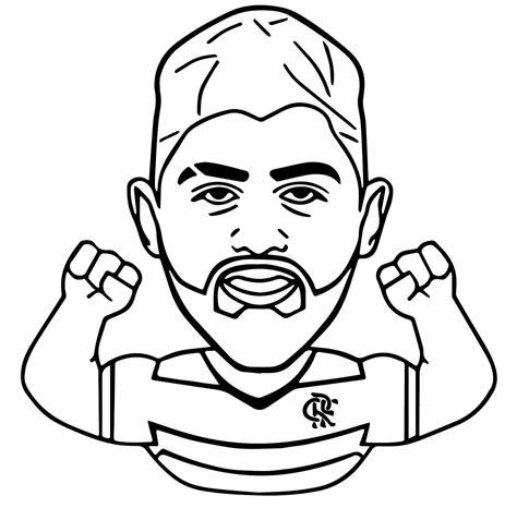 Desenhos De Gabigol Feliz Para Colorir E Imprimir ColorirOnline