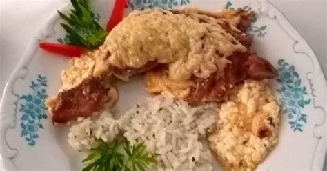 Tejszínes sajtos sült pácolt csirkecomb Gluténmentes laktózmentes