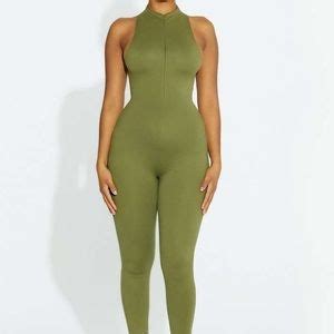 Naked Wardrobe Pants Jumpsuits Naked Wardrobe Barely Zipped