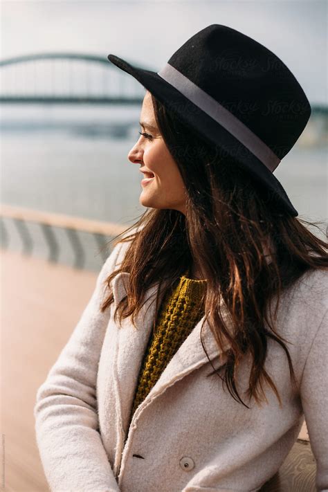 Portrait Of A Stylish Woman With A Hat By Stocksy Contributor Marko