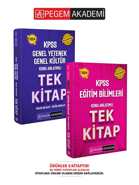 E KİTAP 2024 KPSS GYGK Konu Anlatımlı Tek Kitap 2024 KPSS EB Konu