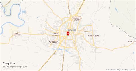 Mapa De Cerquilho S O Paulo Guiamapa