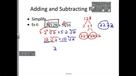 adding subtracting and multiplying radicals youtube