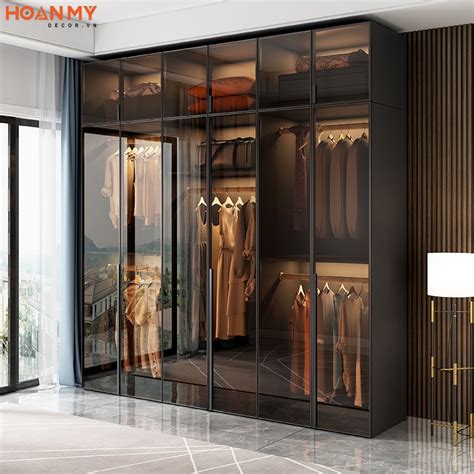 Báo giá 50 Mẫu tủ quần áo cánh kính cường lực Đẹp 2023 Bút Chì Xanh