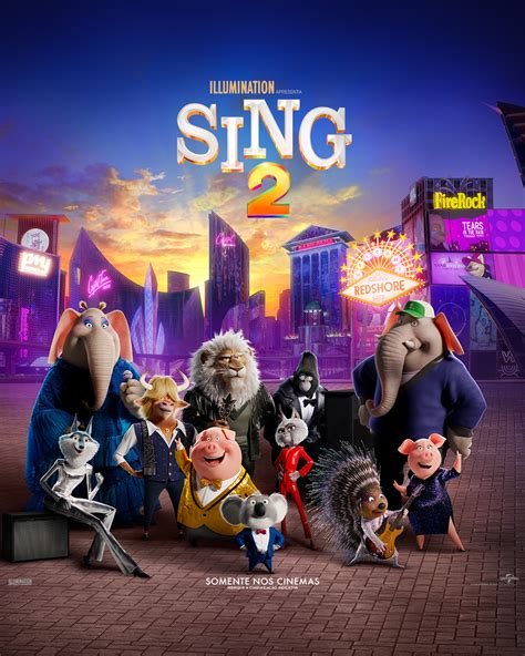 AToupeira Confira o novo pôster nacional de Sing 2