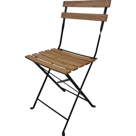 Chaises Pliantes Bistro Bois Cdiscount Jardin