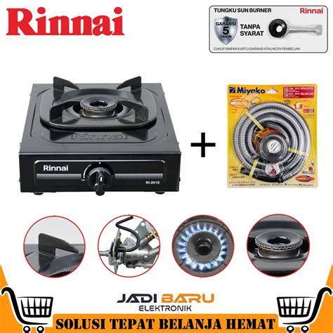 Jual READY COD KOMPOR GAS RINNAI RI 201S RI 201 S RI201S 1
