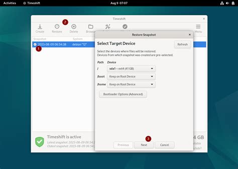 How To Install And Use Timeshift On Debian