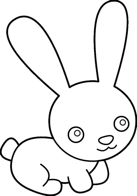 Coloriage Lapin Mignon 32 dessin gratuit à imprimer