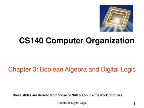 ppt chapter 3 boolean algebra and digital logic powerpoint presentation id 964222