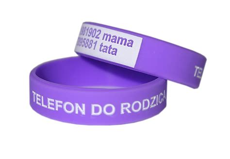 NIEZGUBKA OPASKA NA RĘKĘ DLA DZIECKA DZIECI Z TEL DO RODZICA Rozmiar