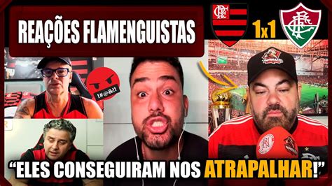 REAÇÕES FLAMENGUISTAS FLAMENGO 1x1 FLUMINENSE VAMOS RIR DO FLAMENGO