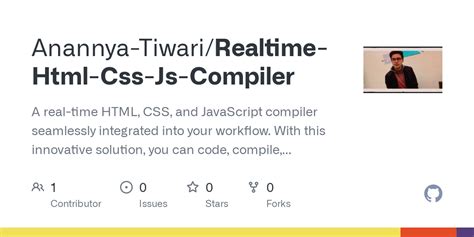 github anannya tiwari realtime html css js compiler a real time html css and javascript