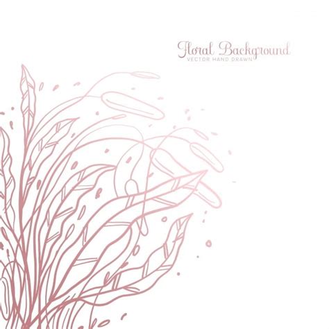 Hand Drawn Floral Vector Hd Images Hand Drawn Decorative Floral