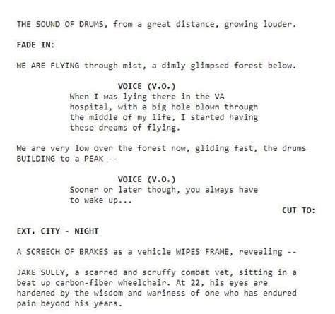 How To Write An Elishing Shot In A Screenplay