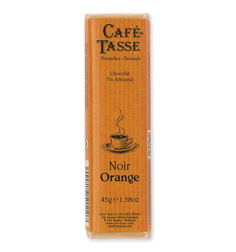 Barre De Chocolat Noir Et Zestes D Orange