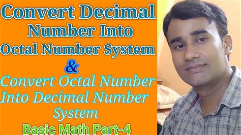 Convert Decimal Number Into Octal Number System Convert Octal Number