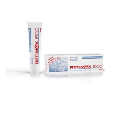Retimax 1500 Maść ochronna z wit A 30 g Chroni i regeneruje skórę