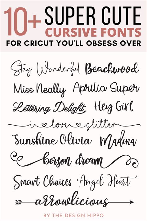 15 Of The Best Free Fonts For Cricut Artofit