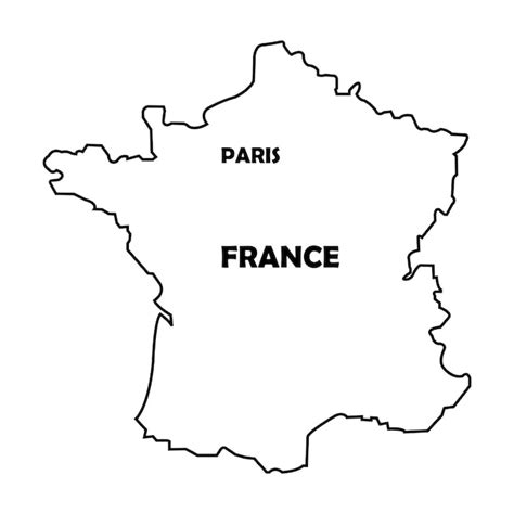 Premium Vector France Map Icon