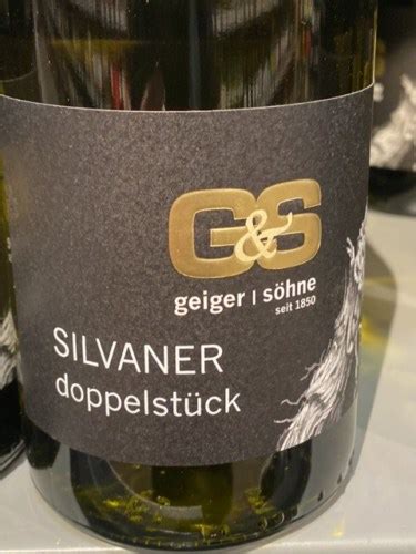 Weingut Geiger S Hne Silvaner Doppelst Ck Vivino Us