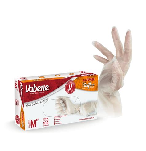 Kovalik Embalagens cod 461 Luva Vinil Viniflex Descartável Sem Pó