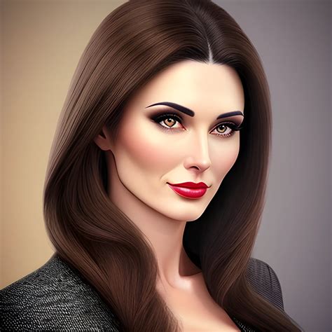 Beautiful Brunette Girl Old Money Style Realistic Photo Arthub Ai