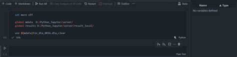 running stata code from vscode · issue 397 · kylebarron stata kernel · github